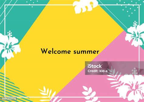 Geometric Pattern And Hibiscus Flower Background向量圖形及更多夏威夷文化圖片 夏威夷文化