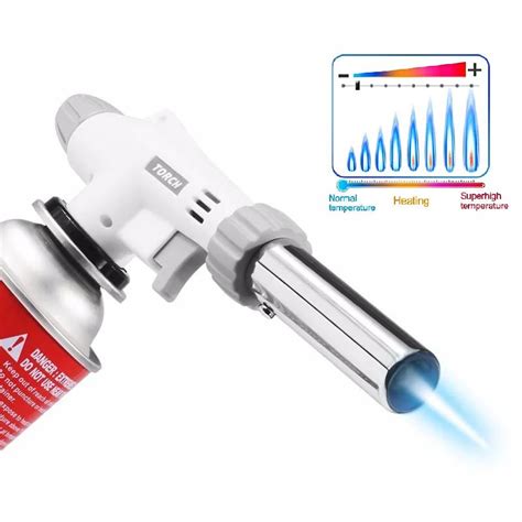 Газовая горелка с пьезоподжигом на цанговый баллончик Torch туристическая гopeлка купить C