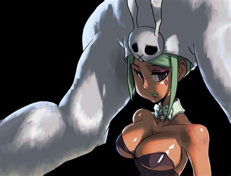 Rule 34 1girls Big Breasts Bowtie Bowtie Collar Breasts Cerebella Cleavage Female Official Art