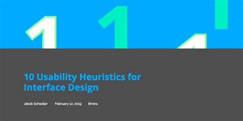 10 Usability Heuristics For User Interface Design