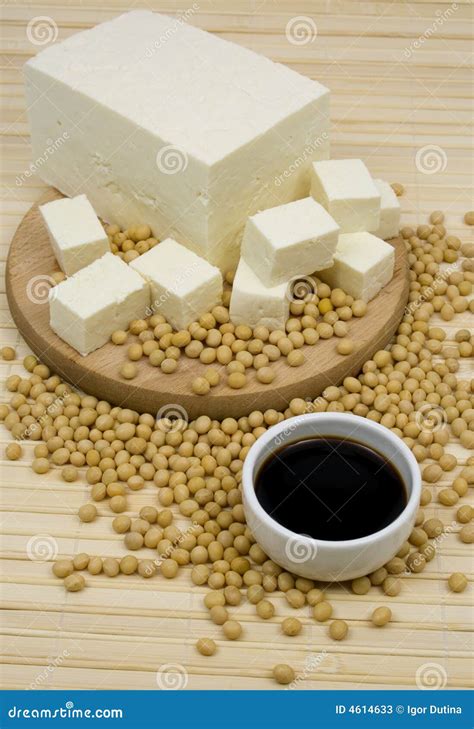 Soy Sauce And Tofu Cheese Stock Image Image Of Lunch 4614633