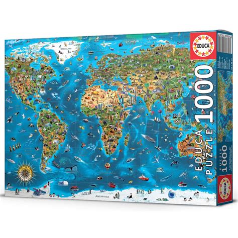 Puzzle Educa Maravilhas do Mundo peças kubekings pt