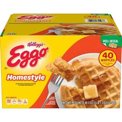 40 Units 35 G Eggo Waffles Pricesmart Market And More