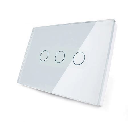 Interruptor Wifi Touch Blanco 3 Botones Sin Neutro Presente Cl