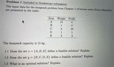 Solved Problem 1 Included In Gradescope Submission The
