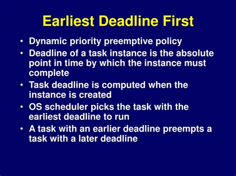 Ppt Scheduling Policies For Real Time Embedded Systems Powerpoint