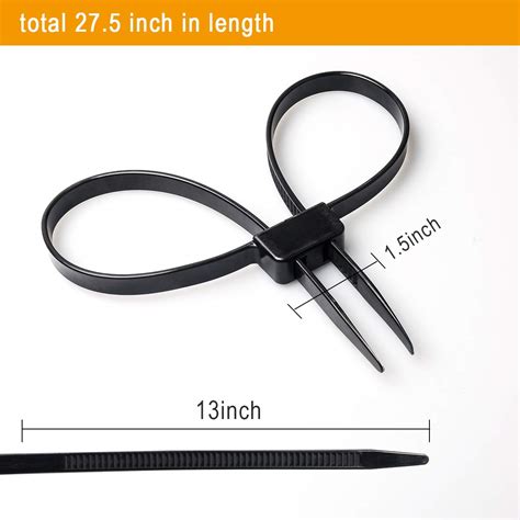 Disposable Zip Tie Handcuffs Black Flex Cuffs