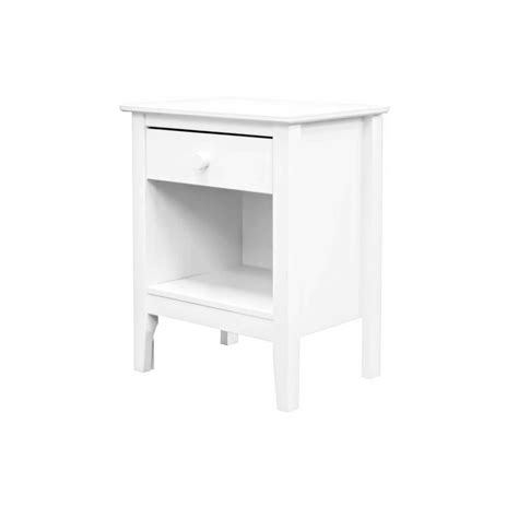 Easy Pieces Single Drawer End Table White ADEPTUS USA Inc