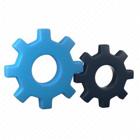 Settings Options Setting Preferences Option Gear Cogwheel 3d
