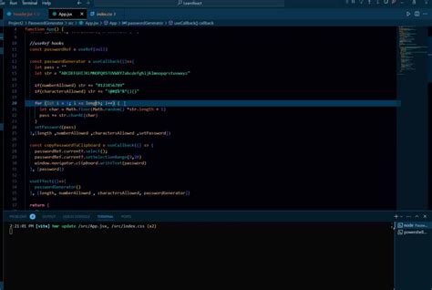 Title Crafting A Password Generator Using React Hooks And Tailwind Css Jenesh Udas