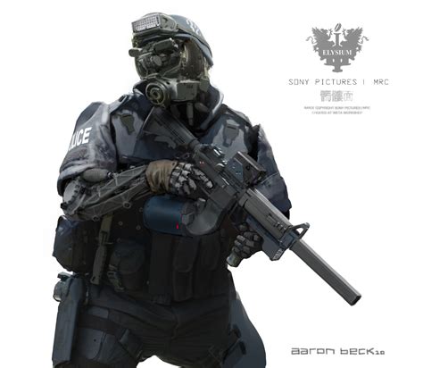 Elysium Robot Concept Art