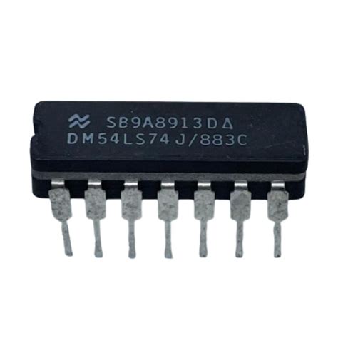 Circuito Integrado Dip 14 54ls74 Sn54ls74aj Dm54ls74j National