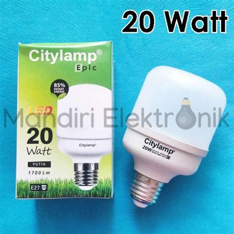 Jual Lampu Led Kapsul Watt City Lamp Putih Lampu Led Murah Watt Di Seller Mandiri