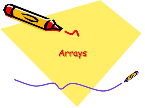 PPT Arrays PowerPoint Presentation Free Download ID