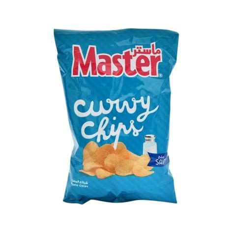 Master Chips Curvy Salt 40 G Sharjah Co Operative Society