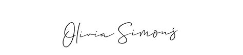 99 Olivia Simons Name Signature Style Ideas Best E Signature