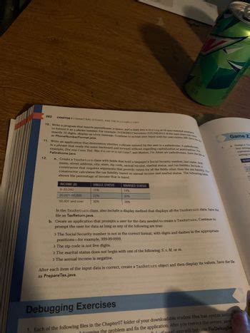 Answered 12 A Create A TaxReturn Class With Fields That Hold A