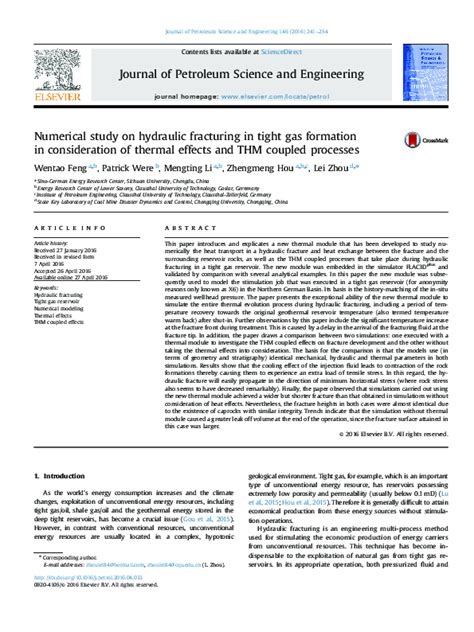 Pdf Hydraulic Fracturing In Tight Gas Reservoirs