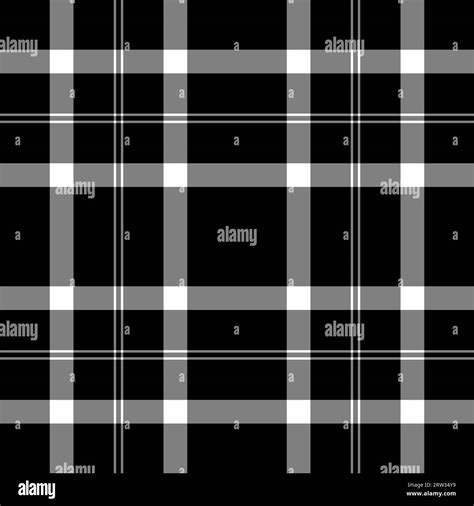Tartan Vector Texture Of Plaid Background Textile With A Seamless Pattern Check Fabric In Gray