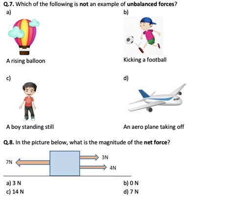Balanced And Unbalanced Forces Lesson Plan