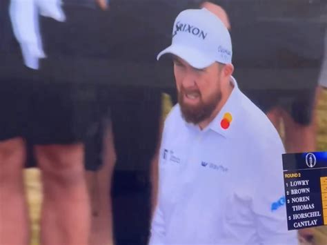 ‘just Get Back There Fk Sake Shane Lowry Loses Cool With