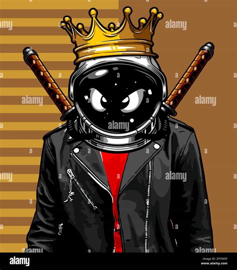 Handsome Man In Leather Jacket Stock Vector Images Alamy
