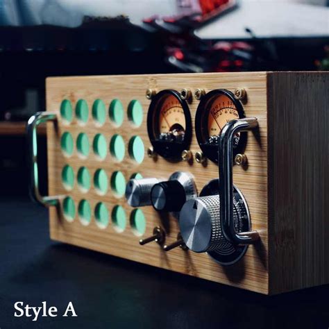 Vintage Audio Analyzer Mic Pick Up Vu Meter Sound Level Display Desk T