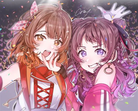 Hanami Ume And Hanami Saki Idolmaster And More Drawn By Cray Danbooru