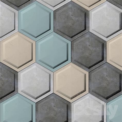 3d Free Model Hex Panel Scipi