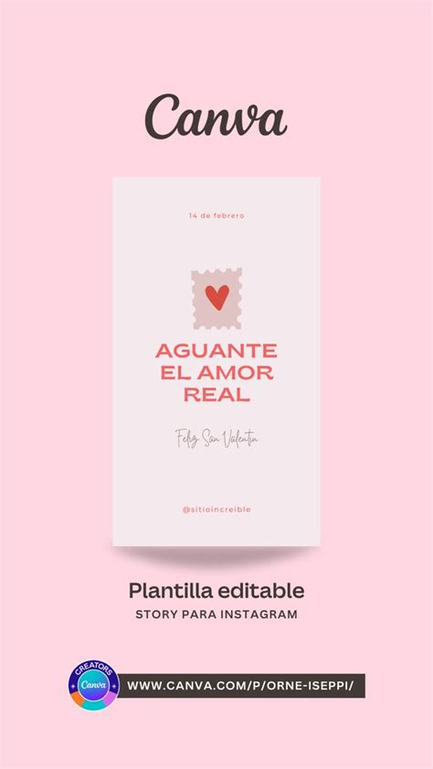 Plantilla San Valentín Editable Y Gratis En Canva En 2024 Frases De