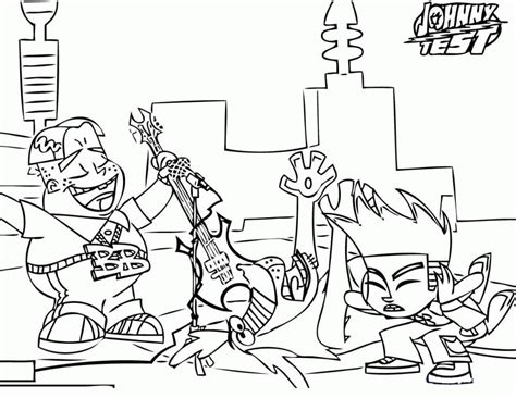 Free Coloring Pages Johnny Test Download Free Coloring Pages Johnny