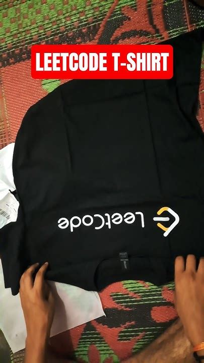 Finally Received My Leetcode T Shirt Unboxing And Review Leetcode