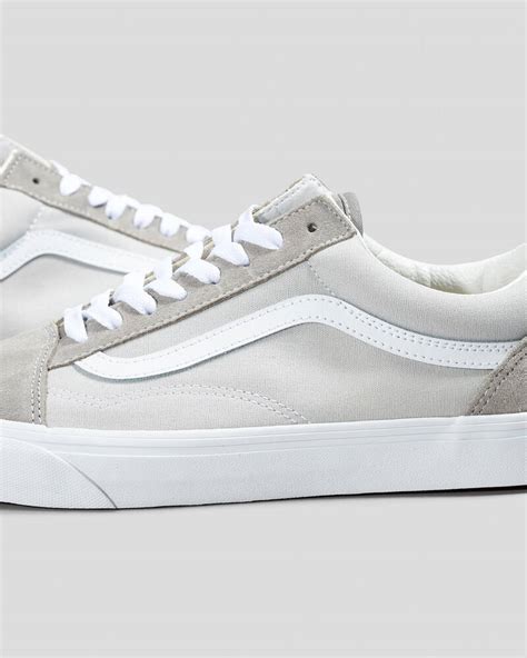 Shop Vans Old Skool Shoes In Canvassuede Block Grey Fast Shipping