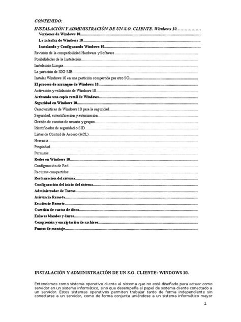 Ut3 Instala Y Administra El So Cliente Win 10 Compress Pdf Pdf