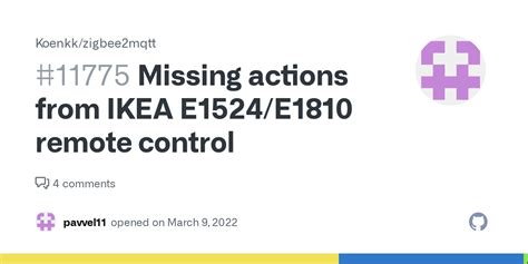 Missing Actions From Ikea E1524e1810 Remote Control · Issue 11775