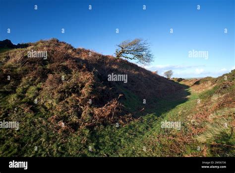 St Columb Cornwall Uk 12 26 2022 Castle An Dinas Iron Age Hill Fort
