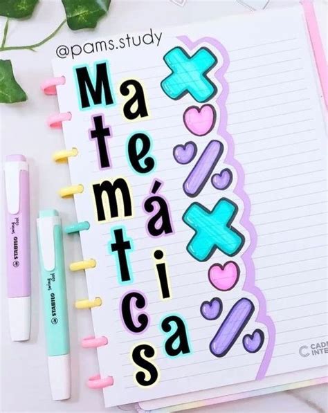 portada de matemáticas Bond paper design Book cover page design