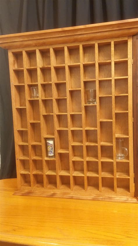 Shot Glass Display Case Rwoodworking