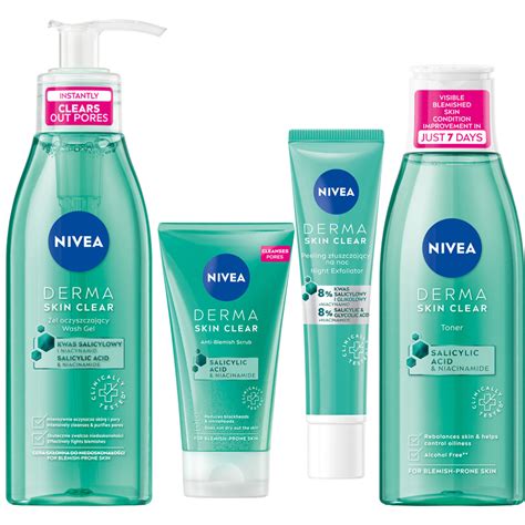 Nivea Derma Skin Clear Zestaw kosmetyków do pielęgnacji twarzy szt Sklep EMPIK