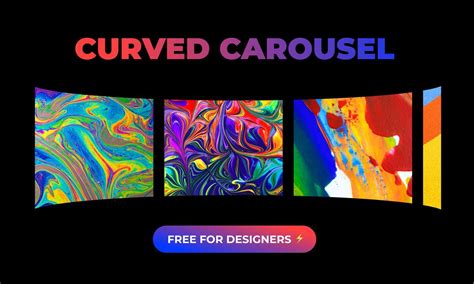 Curved Carousel Animation Figma