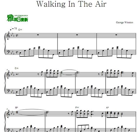 George Winston Walking In The Air钢琴谱 找教案个人博客
