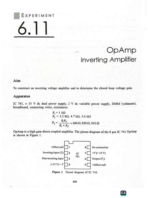 Opamp Inverting And Non Inverting Amplifier Pdf Opamp Inverting And Non Inverting Amplifier Pdf