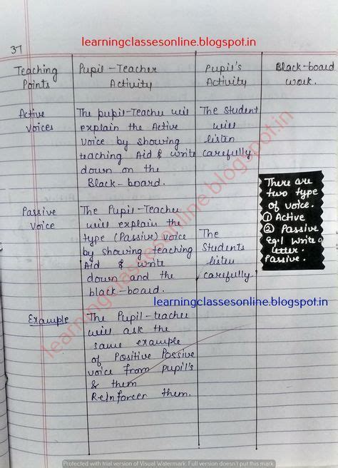 English Lesson Plan On Preposition