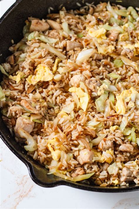 Egg Fried Rice With Chicken