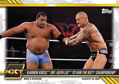 Topps WWE NXT Checklist Hobby Box Info Release Date