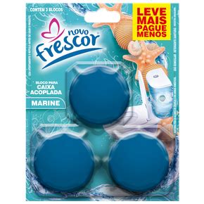 Bloco Para Caixa Acoplada Novo Frescor
