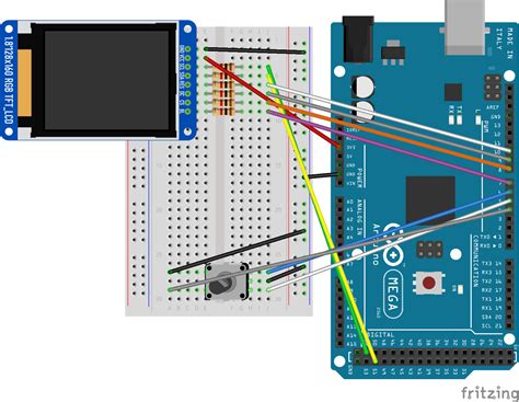 Écran TFT couleur ST7735 et encodeur rotatif avec Arduino Tropratik