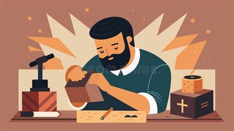 The Workshop Hums With The Quiet Energy Of Creation As The Engraver Pours His Heart Into Adding