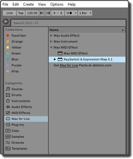 installation of a m4l device swub