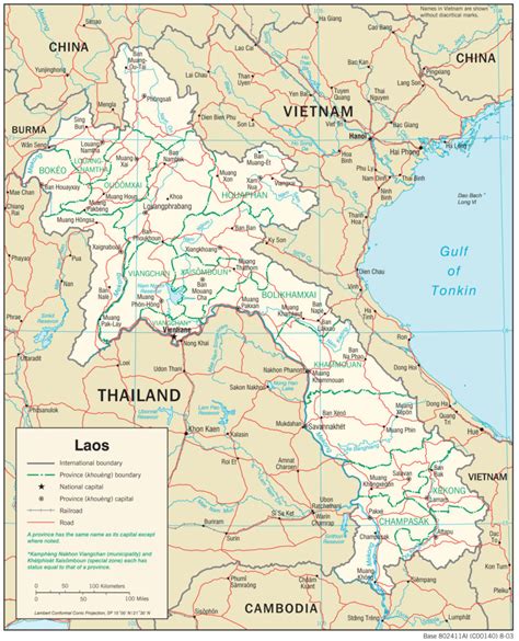 Carte Du Laos Vacances Guide Voyage